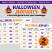 Halloween Jeoparty: Printable Large Group Party Game for Kids & Adults ...