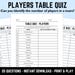 Printable Players Table Quiz With Answers: Downloadable Pub Quiz Sheets ...