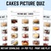 Printable Cakes Picture Quiz With Answers: Picture Round Quiz Sheets ...