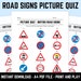 Printable British Road Signs Picture Quiz With Answers - Etsy