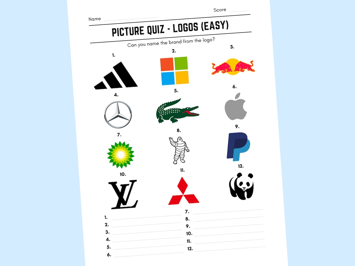 Printable Picture Quiz Bundle – 16 Picture Quizzes With Answers - Etsy