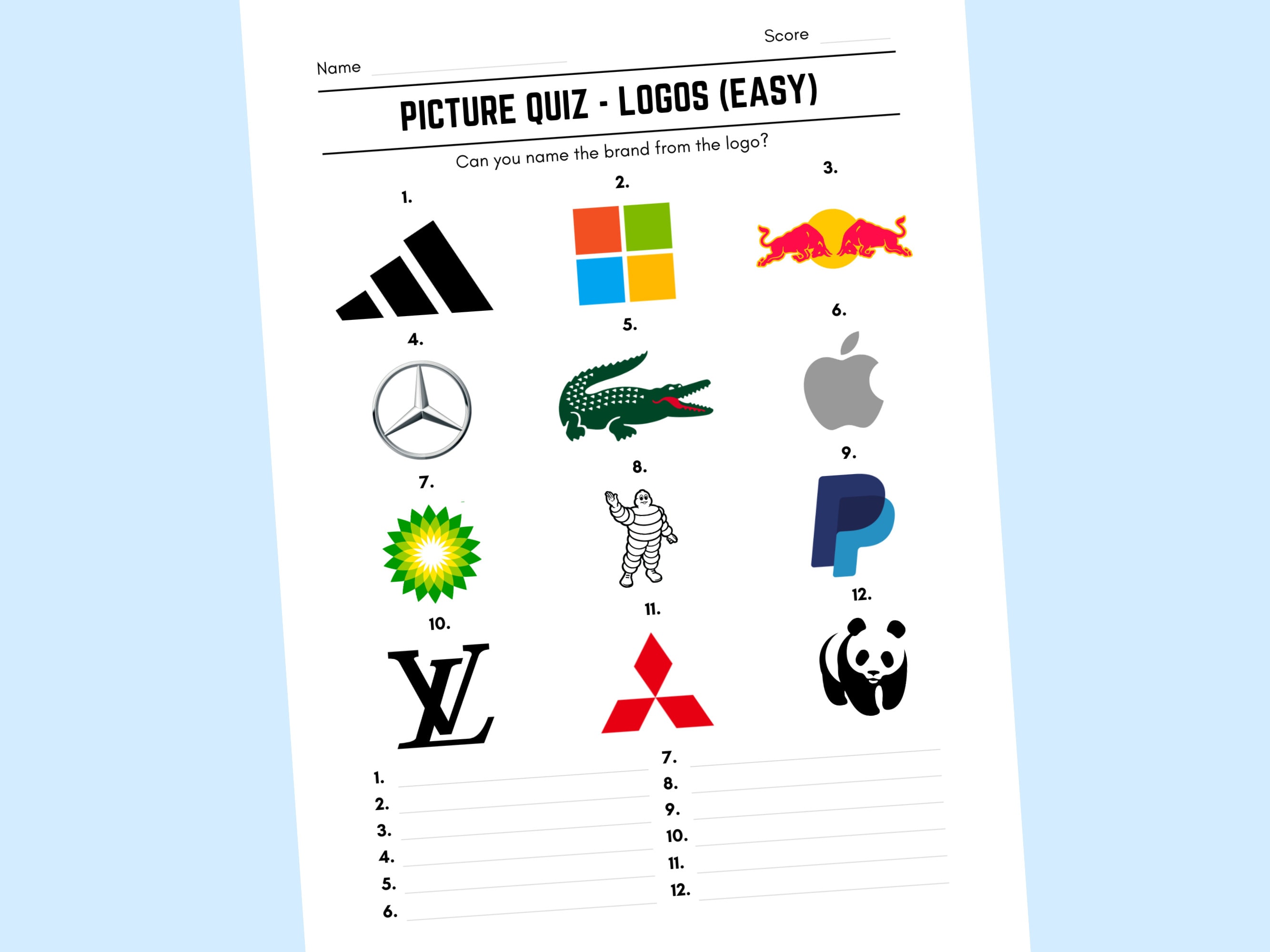 Printable Picture Quiz Bundle – 16 Picture Quizzes With Answers - Etsy UK