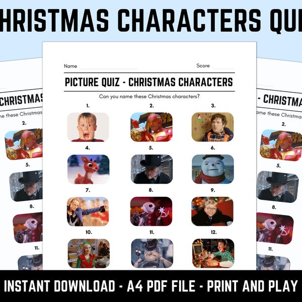 Fun Pub Quiz Rounds - Etsy