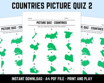 Printable Countries Picture Quiz With Answers | Picture Round Quiz ...
