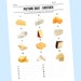 Printable Cheeses Picture Quiz With Answers - Etsy