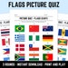 Printable Flags Picture Quiz With Answers - Etsy