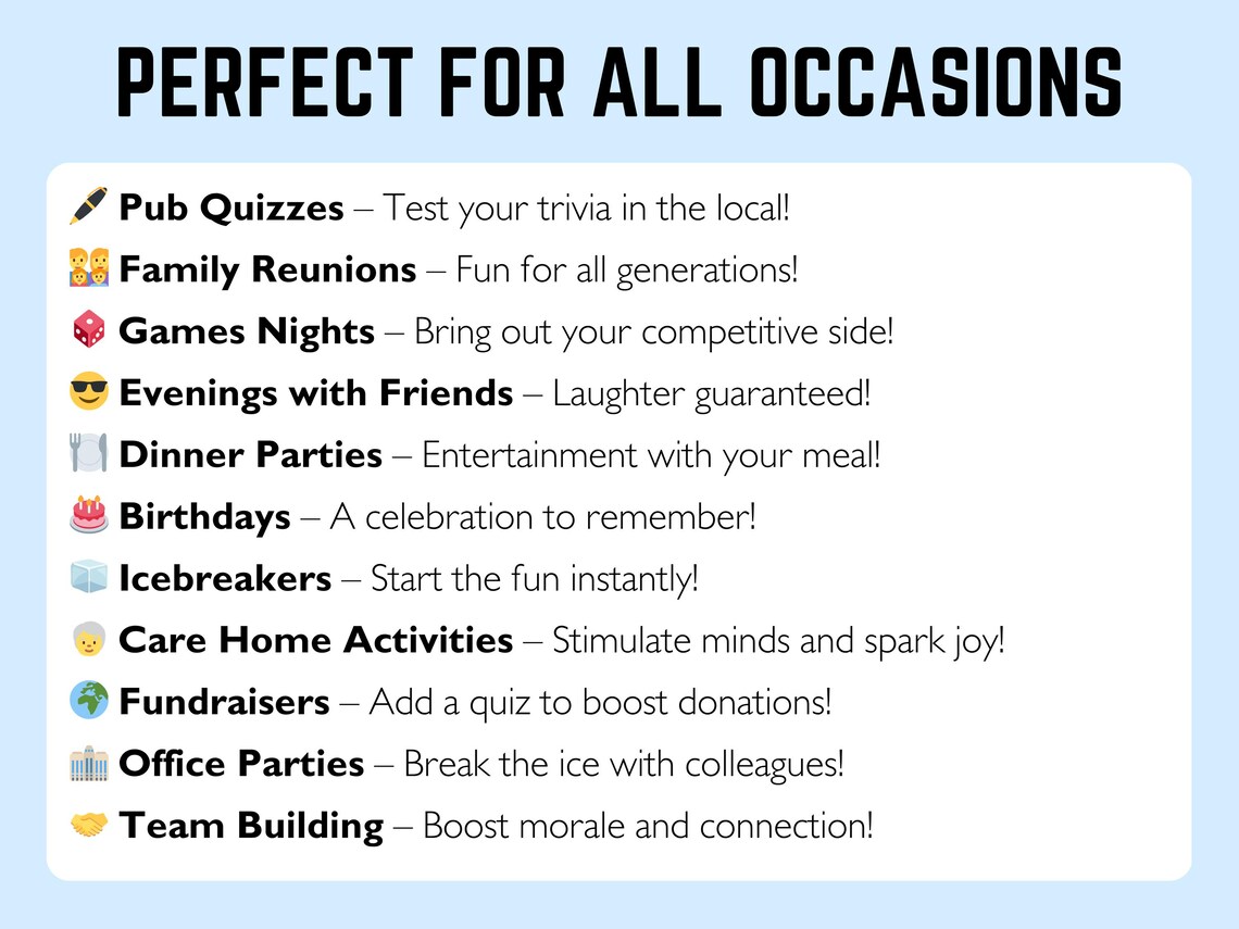 Printable Colours Table Quiz With Answers: Downloadable Pub Quiz Sheets ...