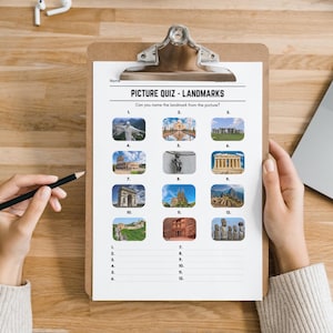 Printable Landmarks Picture Quiz With Answers: Picture Round Quiz ...