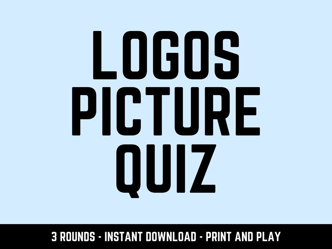 Printable Logos Picture Quiz With Answers - Etsy
