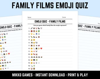 Printable Capital Cities Emoji Quiz With Answers: Emoji Pictionary ...