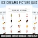 Printable Ice Creams Picture Quiz With Answers: Picture Round Quiz ...