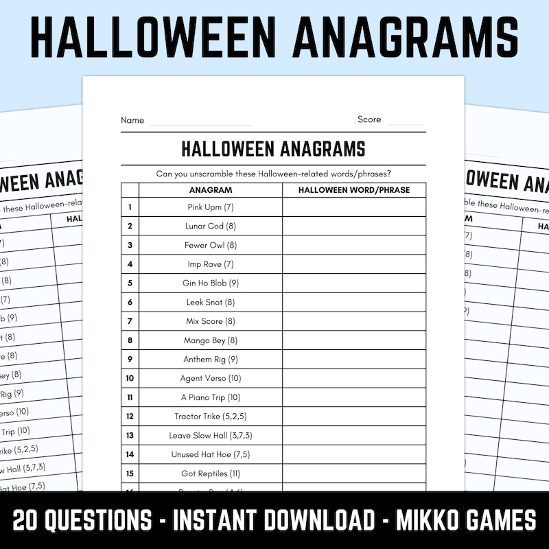 Word a Round Game - Etsy