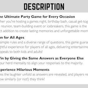 Majority Rules: Printable Large Group Party Game for Kids & Adults ...
