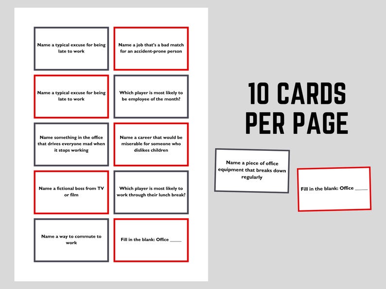 Office Majority Rules: Printable Large Group Party Game for Adults ...