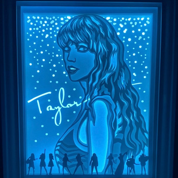 Taylor Swiftie Shadow Box - Etsy