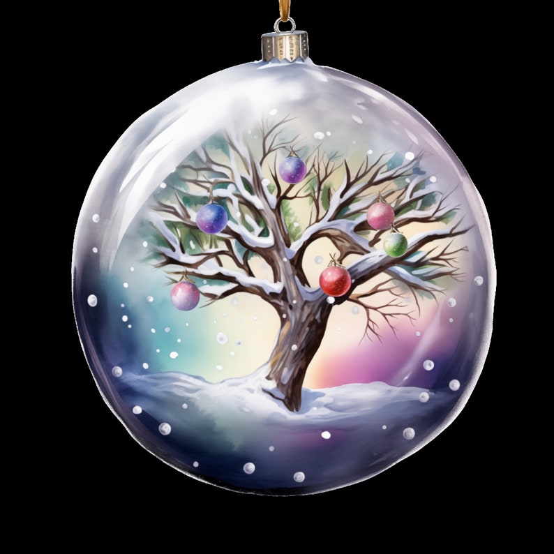 Watercolor Christmas Clipart Package, Festive Illustrations, Winter ...