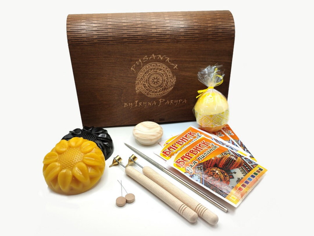 Gift Kit for Creating a Pysanka, Kistka Set Pysanky, Pysanky Kit ...