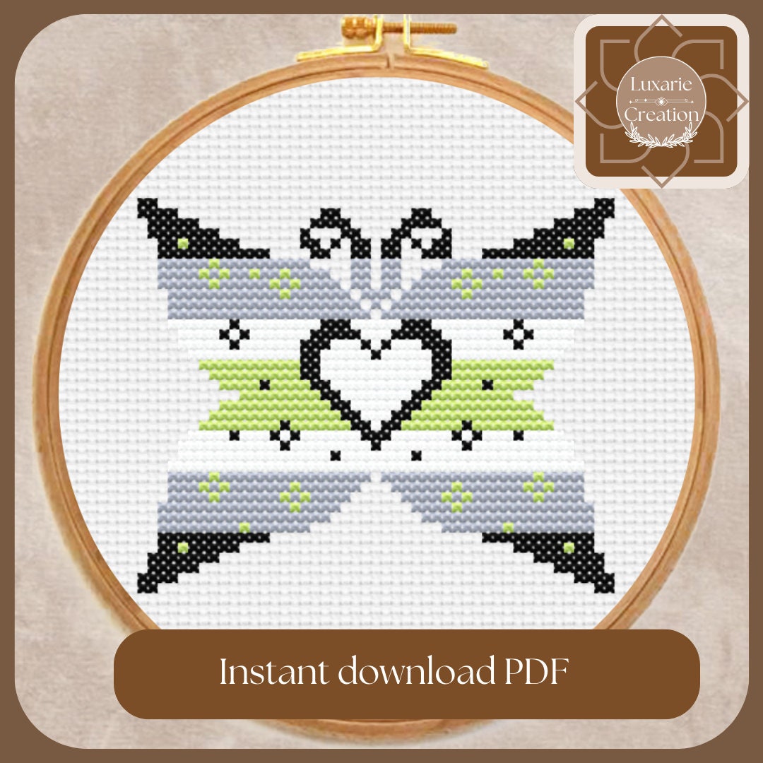 Digital PDF Pattern - Agender Cross Stitch Pattern - Etsy