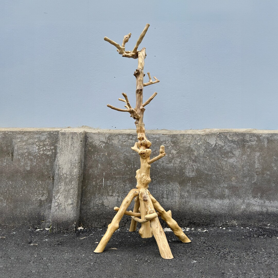 Free Standing Tree Branch Coat Rack Tree Clothing Rack Coat Hooks Stand ...