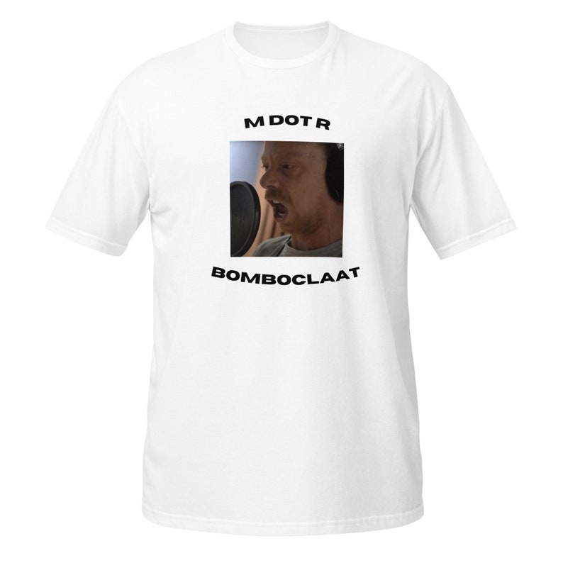 Bomboclaat Jamaican T-shirt M Dot R Classic White Tee Casual Streetwear ...