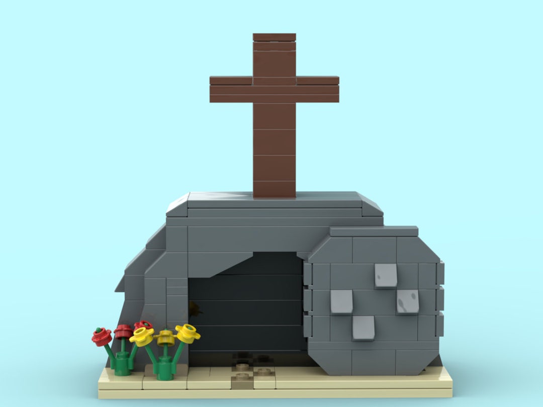 LEGO Cross and Empty Tomb Instructions - Etsy