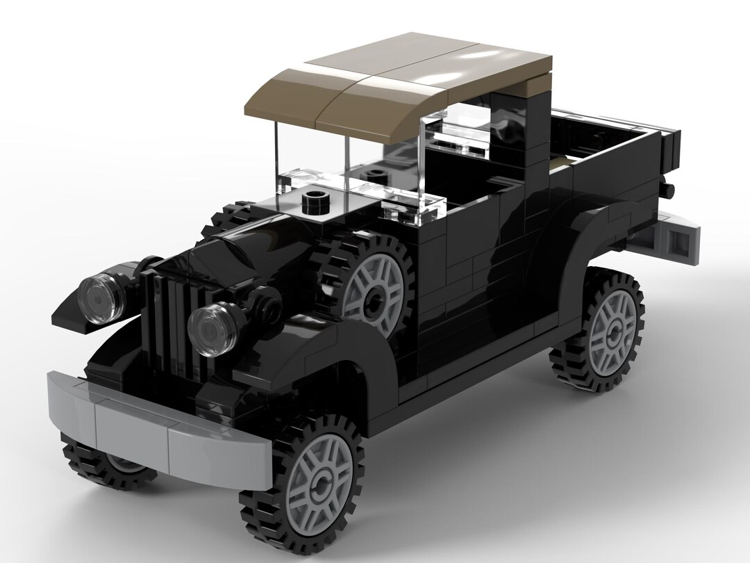 Custom LEGO Instructions - Ford Model A Pickup Truck (black Version) - Etsy