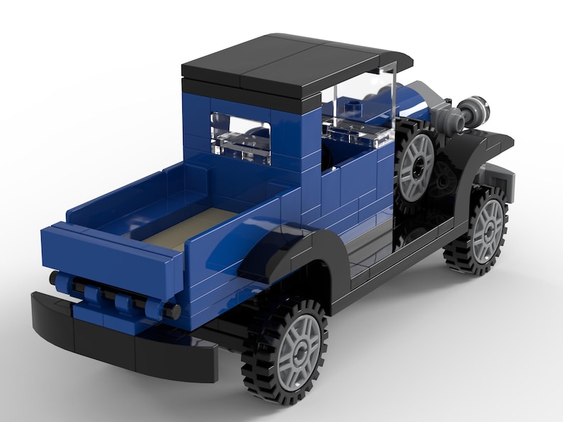 Custom LEGO Instructions - Ford Model A Pickup Truck (blue Version) - Etsy