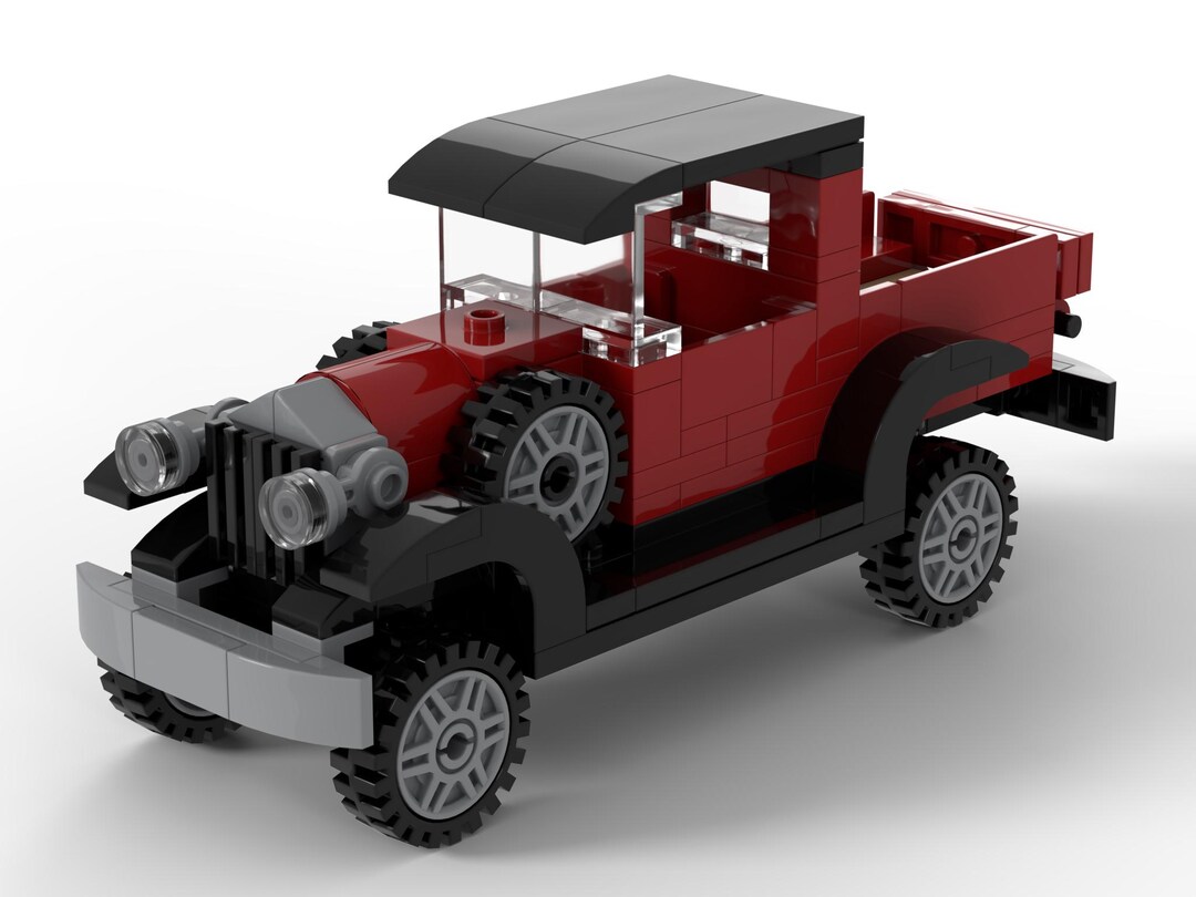 Custom LEGO Instructions - Ford Model A Pickup Truck (red Version) - Etsy