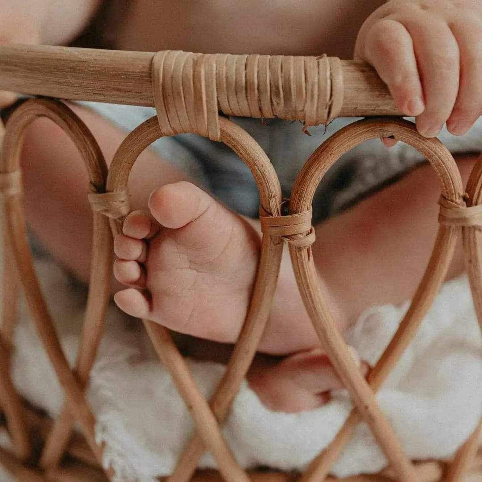 Rattan Round Prop, Baby Prop, Eco-friendly - Etsy