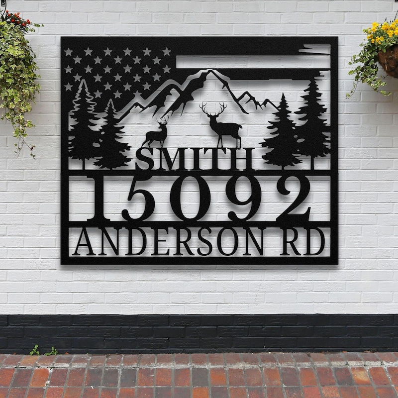 Unique Address Sign - Etsy