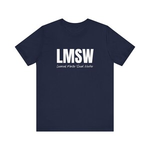 LMSW Shirt LMSW Appreciation Best Licensed Master Social Worker ...