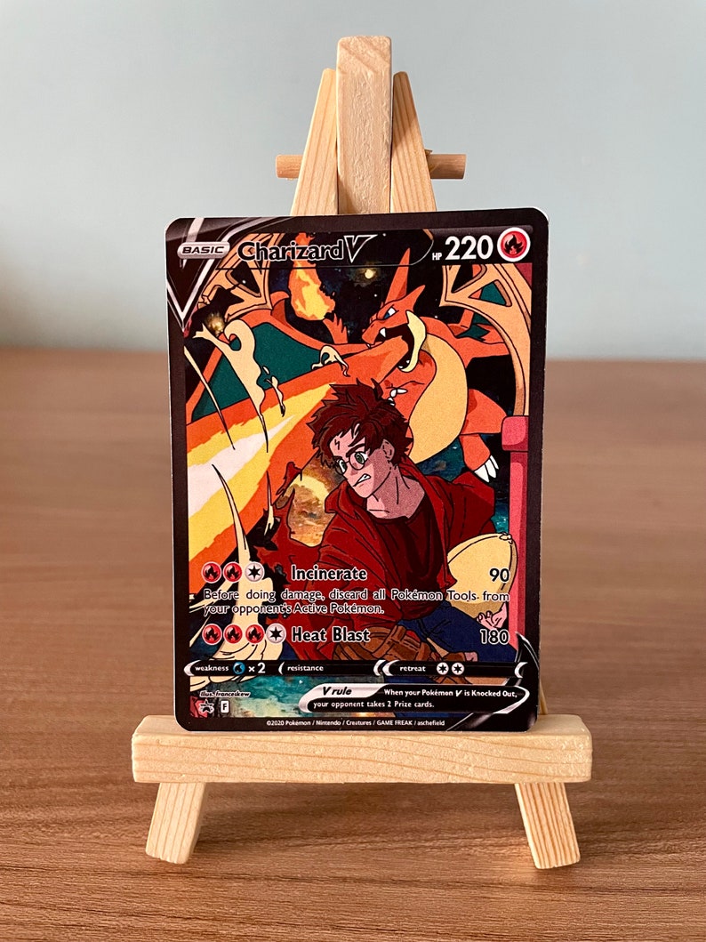 HARRY POTTER & CHARIZARD Pokemon Custom Card full art - Etsy Italia