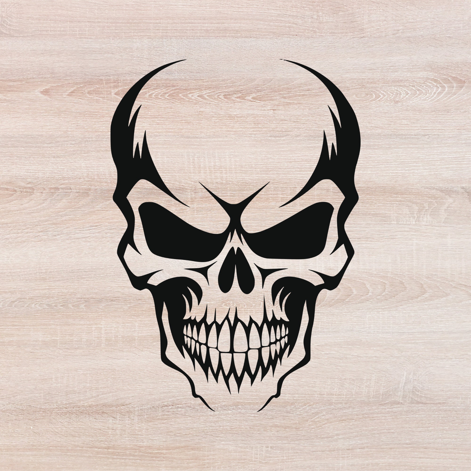 12 Skulls SVG Bundle, Skull Clipart, Skull Cut File for Cricut, Skull ...