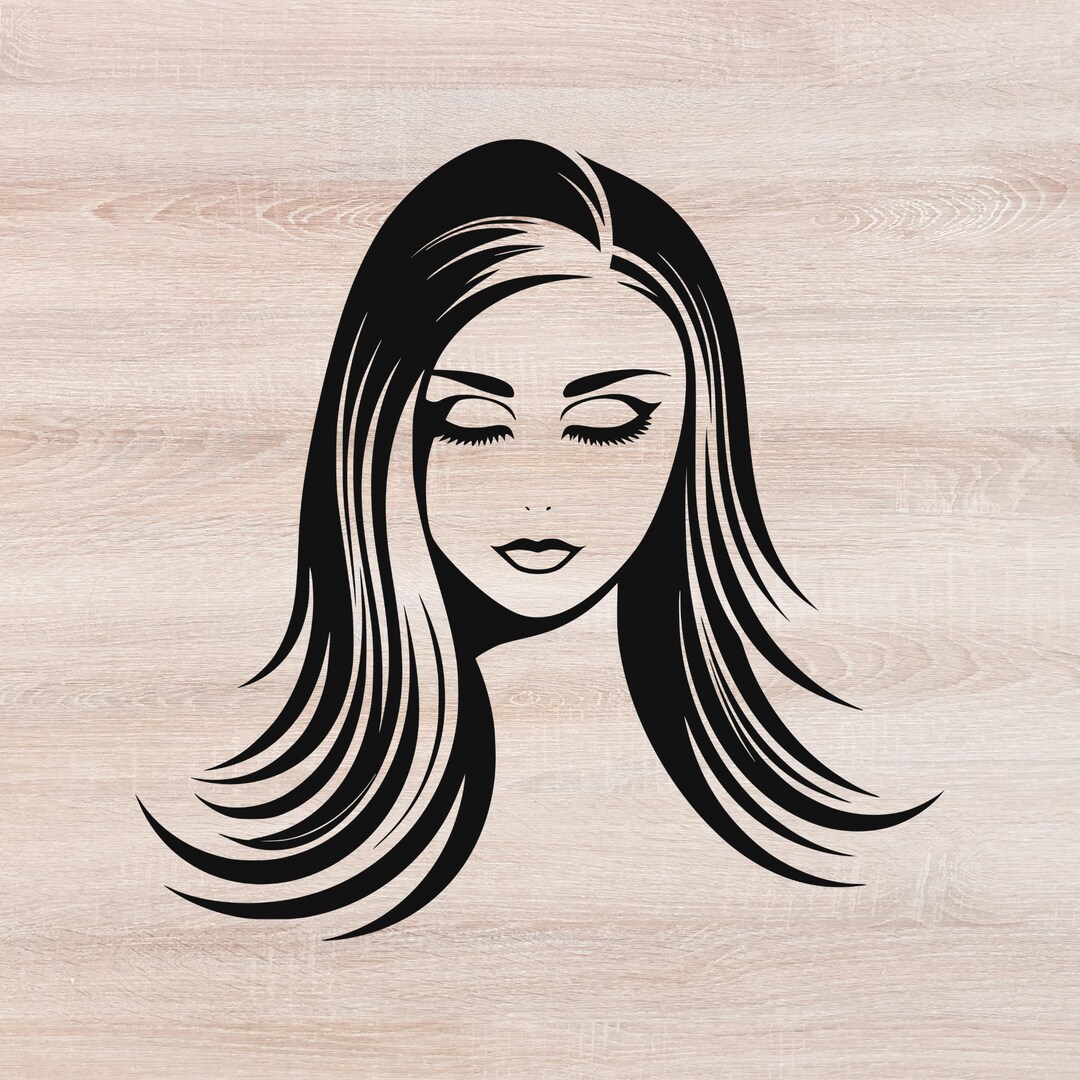 Beautiful Face SVG, Eyelashes Svg, Makeup Svg, Woman Svg, Girl Svg ...