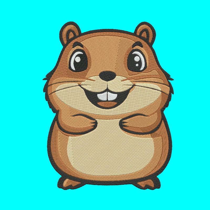 Beaver Embroidery File - Etsy