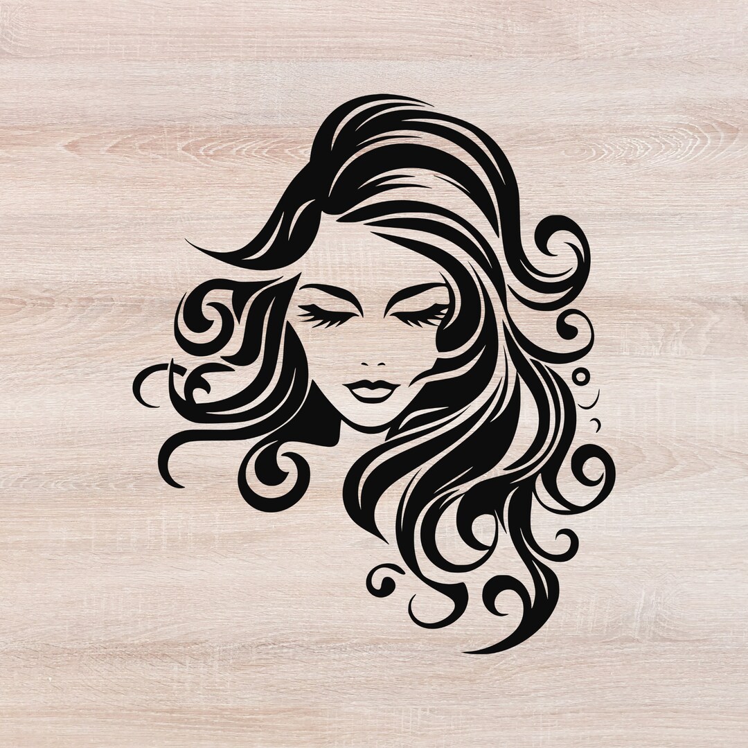 Beautiful Face SVG, Afro SVG, Black Woman SVG, Melanin Svg, Makeup Svg ...