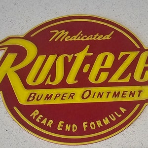 Rust-eze Cars Disneyland Pixar Sign. - Etsy UK