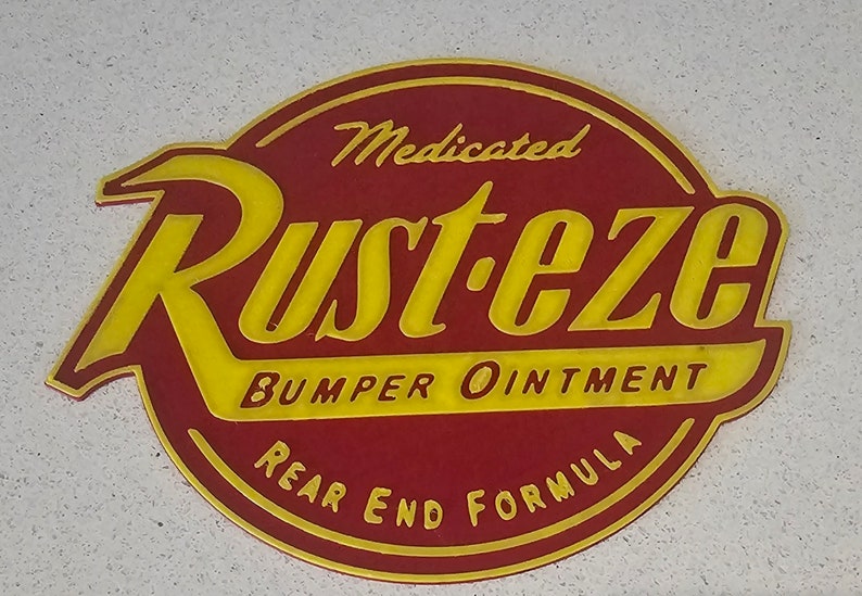 Rust-eze Cars Disneyland Pixar Sign. - Etsy UK