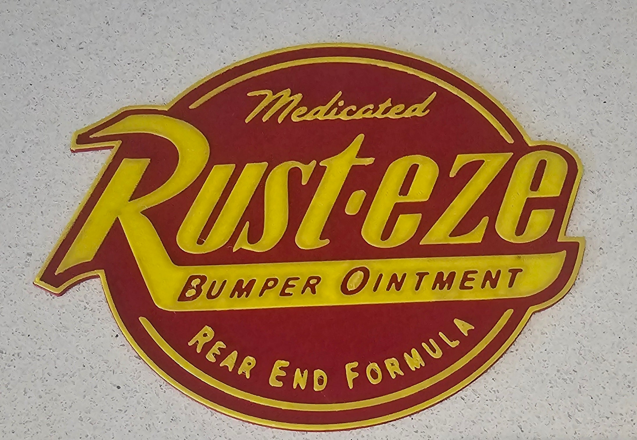Rust-eze Cars Disneyland Pixar Sign. - Etsy UK