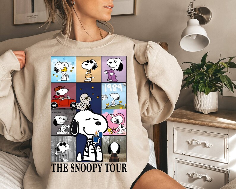 The Snoopy Tour Taylor Version Eras Tour Shirt Swiftie Eras - Etsy