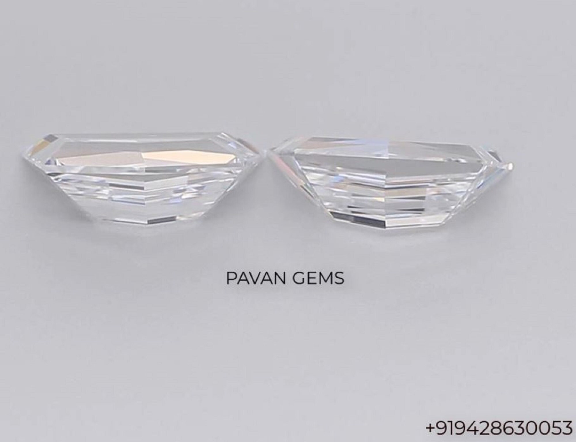 Cadillac Step Cut Diamond for Jewelry Making | Loose Diamonds Pairs for ...