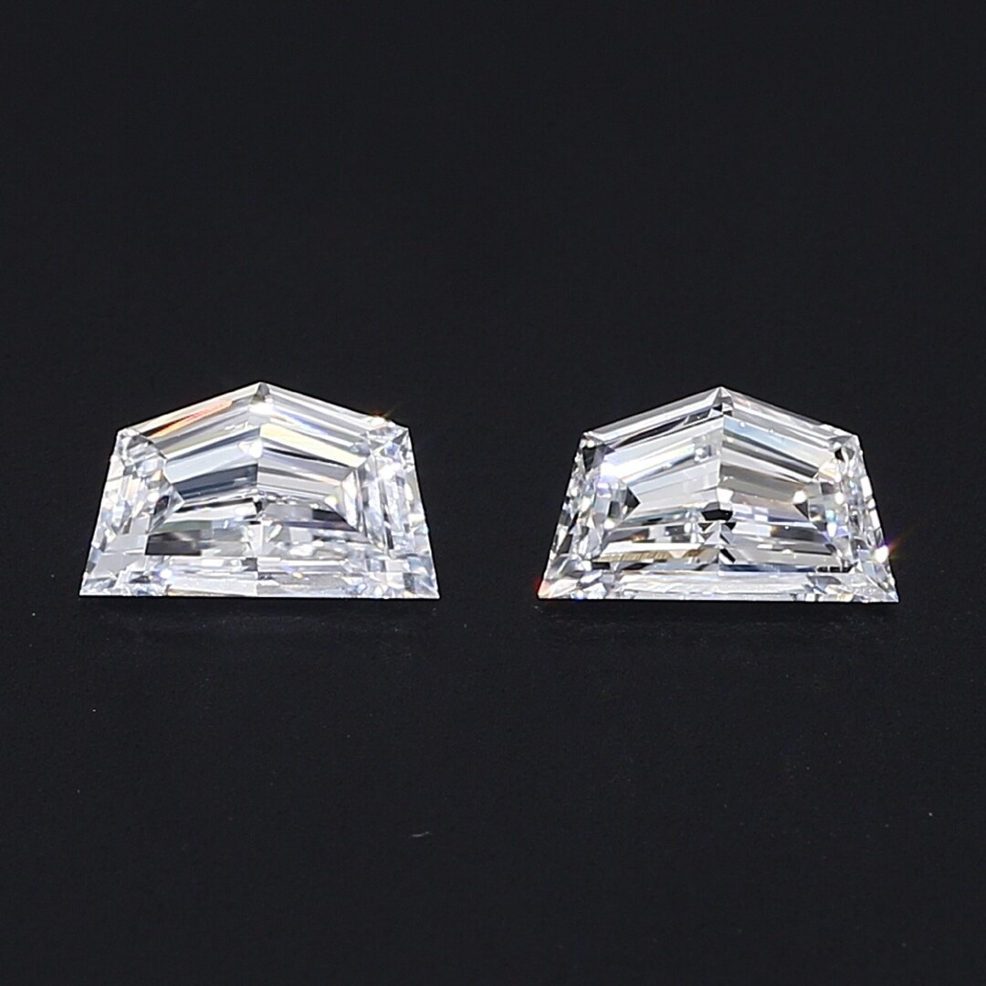 Cadillac Step Cut Diamond for Jewelry Making Loose Diamonds Pairs for ...