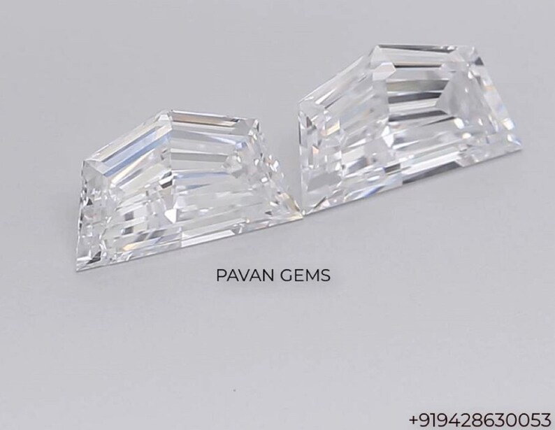 Cadillac Step Cut Diamond for Jewelry Making | Loose Diamonds Pairs for ...