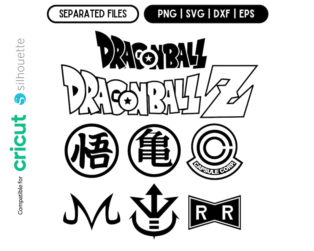 Dragonball Tattoo and Symbol, Goku Svg, Svg for Decal Sticker, Anime ...