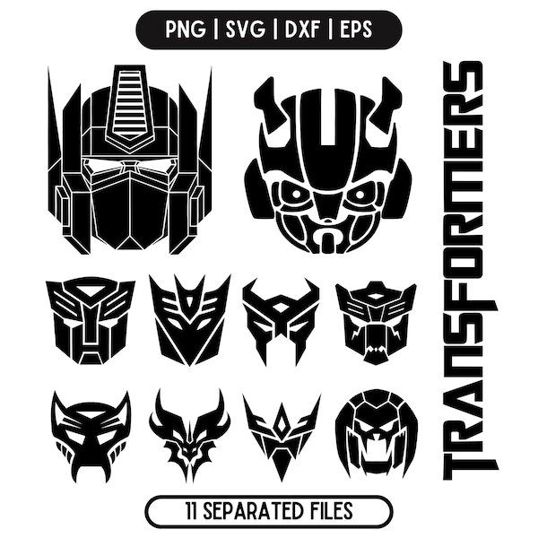 Transformers Logo Png - Etsy
