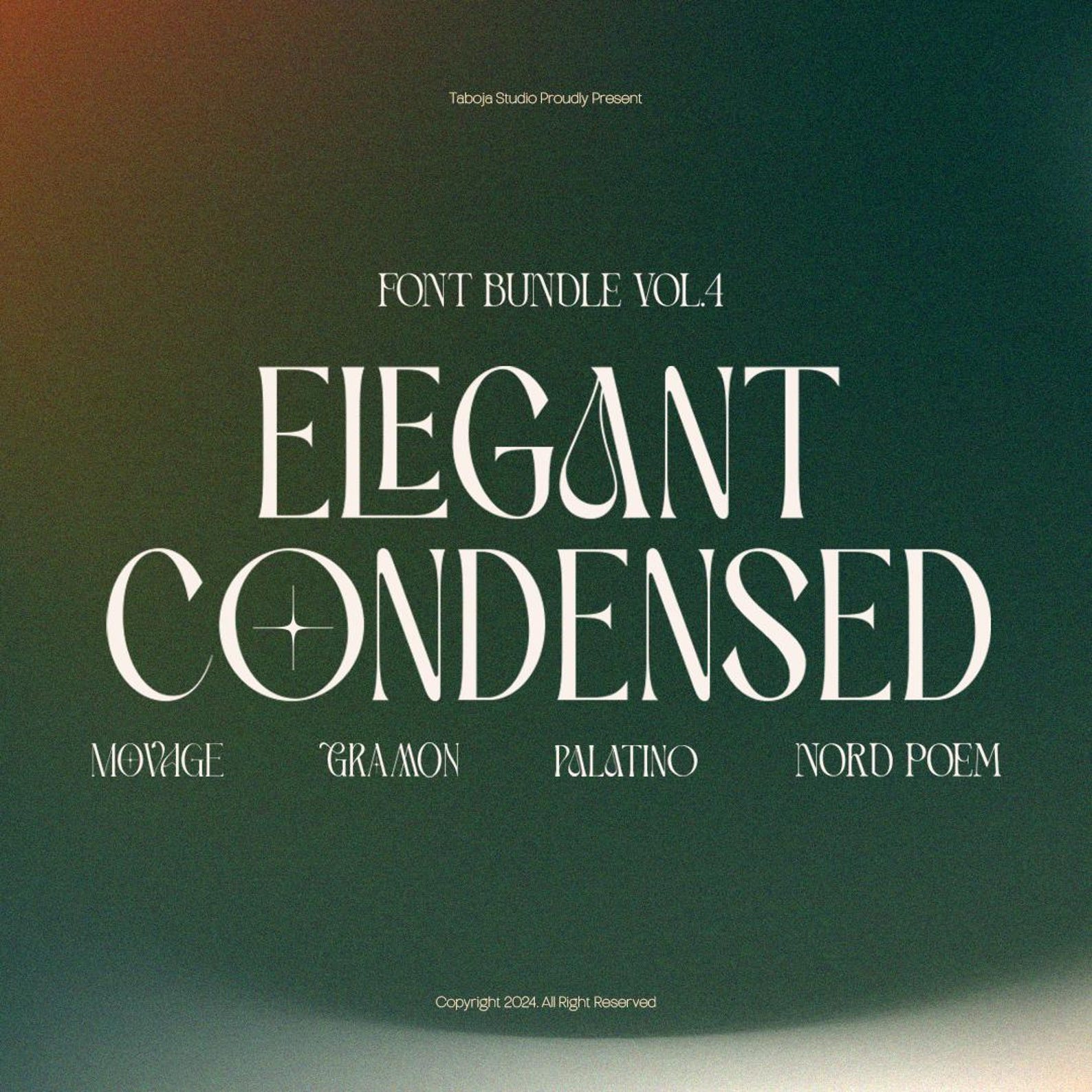 Elegant Condensed Serif Font Bundle: Volume IV - Etsy