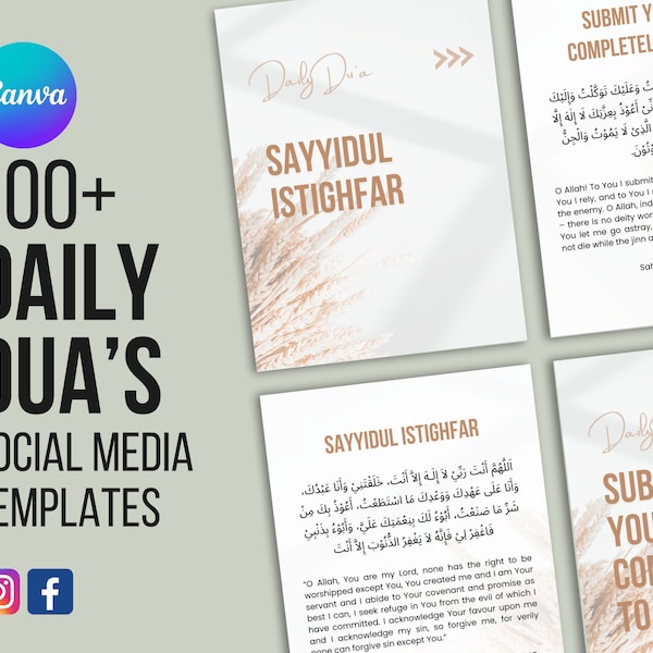 Islamic Canva Templates - Etsy