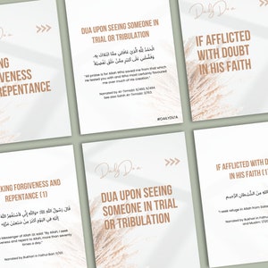 100+ Islamic Content Social Media Canva Template | Daily Du'a Instagram ...
