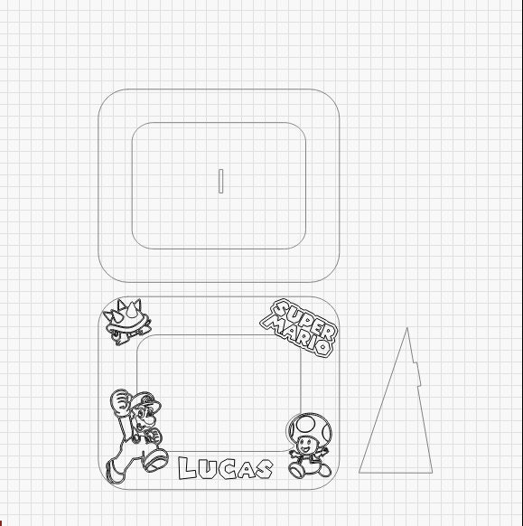 Photo Frame Super Mario Laser Cut File, Svg, Gift , Digital Vector Art ...
