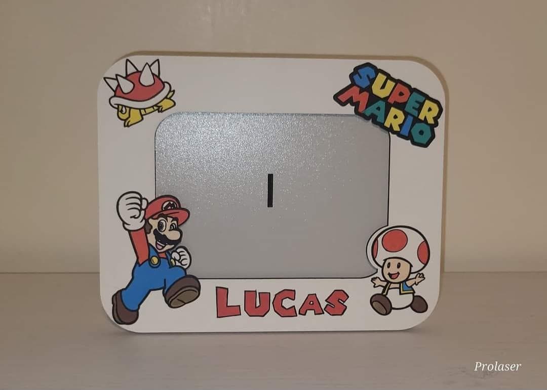 Photo Frame Super Mario Laser Cut File, Svg, Gift , Digital Vector Art ...